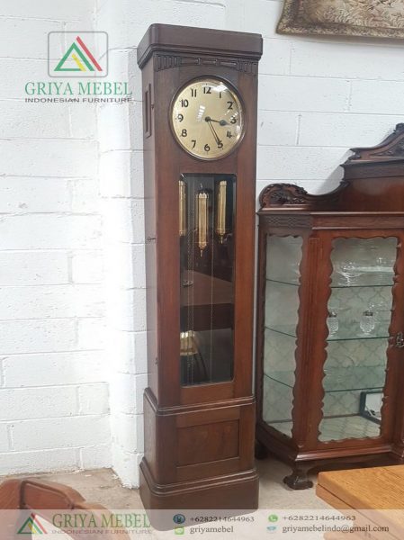 Almari Jam Jati Minimalis Jepara | griya mebel