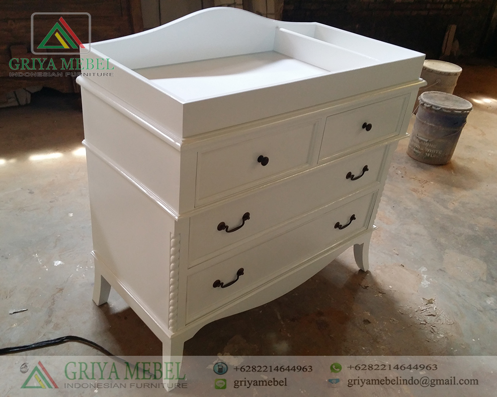 Baby Tafel Duco Putih Modern | griya mebel