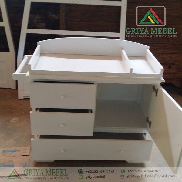 Baby Tafel Putih Minimalis Modern | griya mebel