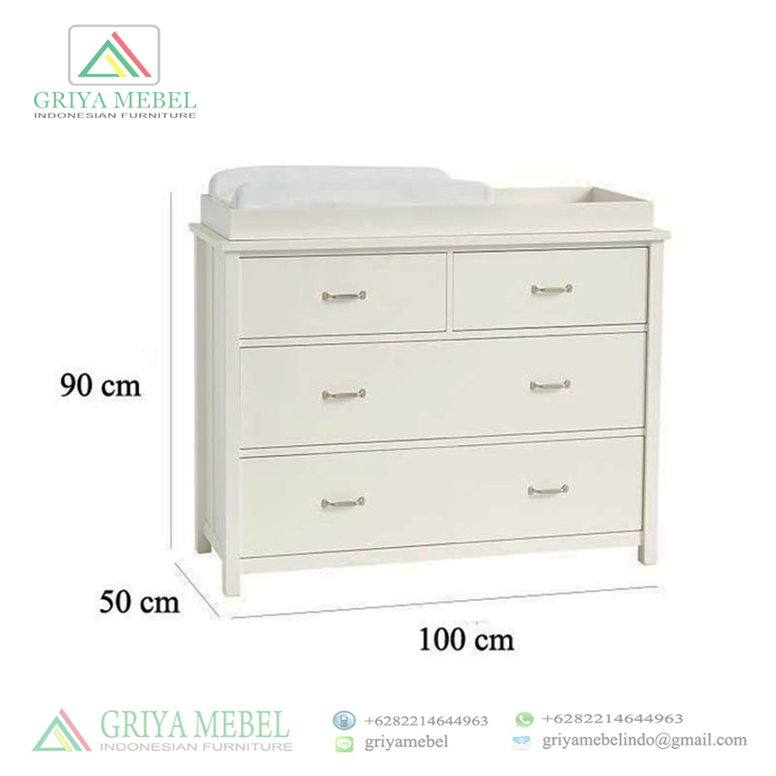 Baby Tafel Mysha Minimalis Cat Duco | griya mebel